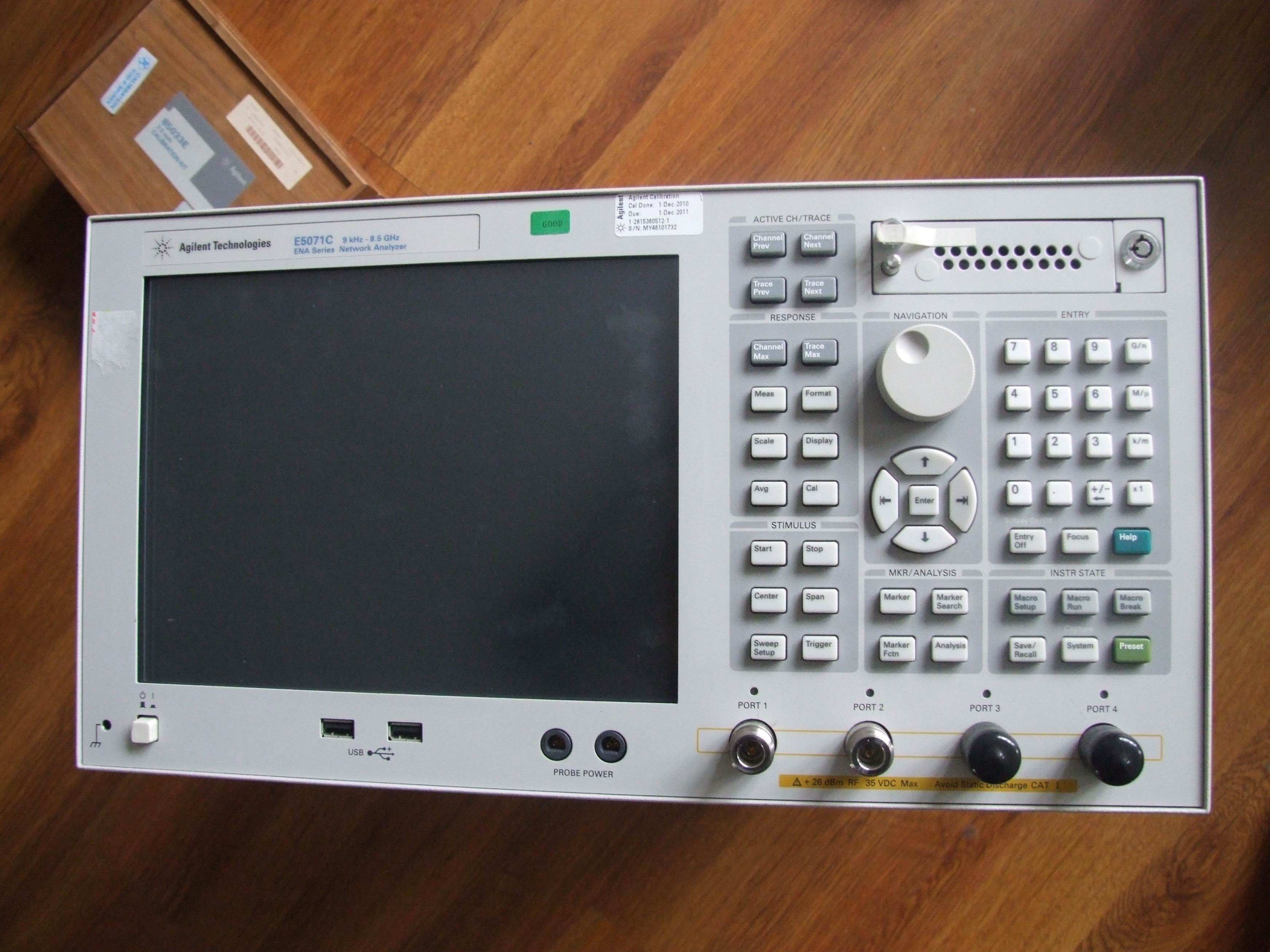 Agilent/安捷伦E5071C网络分析仪 - 安瑞泰仪器销售租赁维修回收